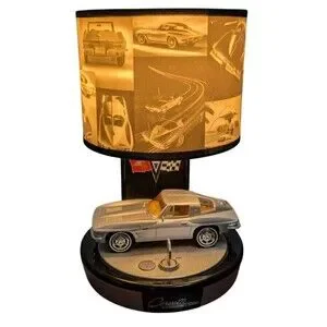 Toys | Corvette Stingray Lamp Silver Tan Int 1963 Turns On With Key ...